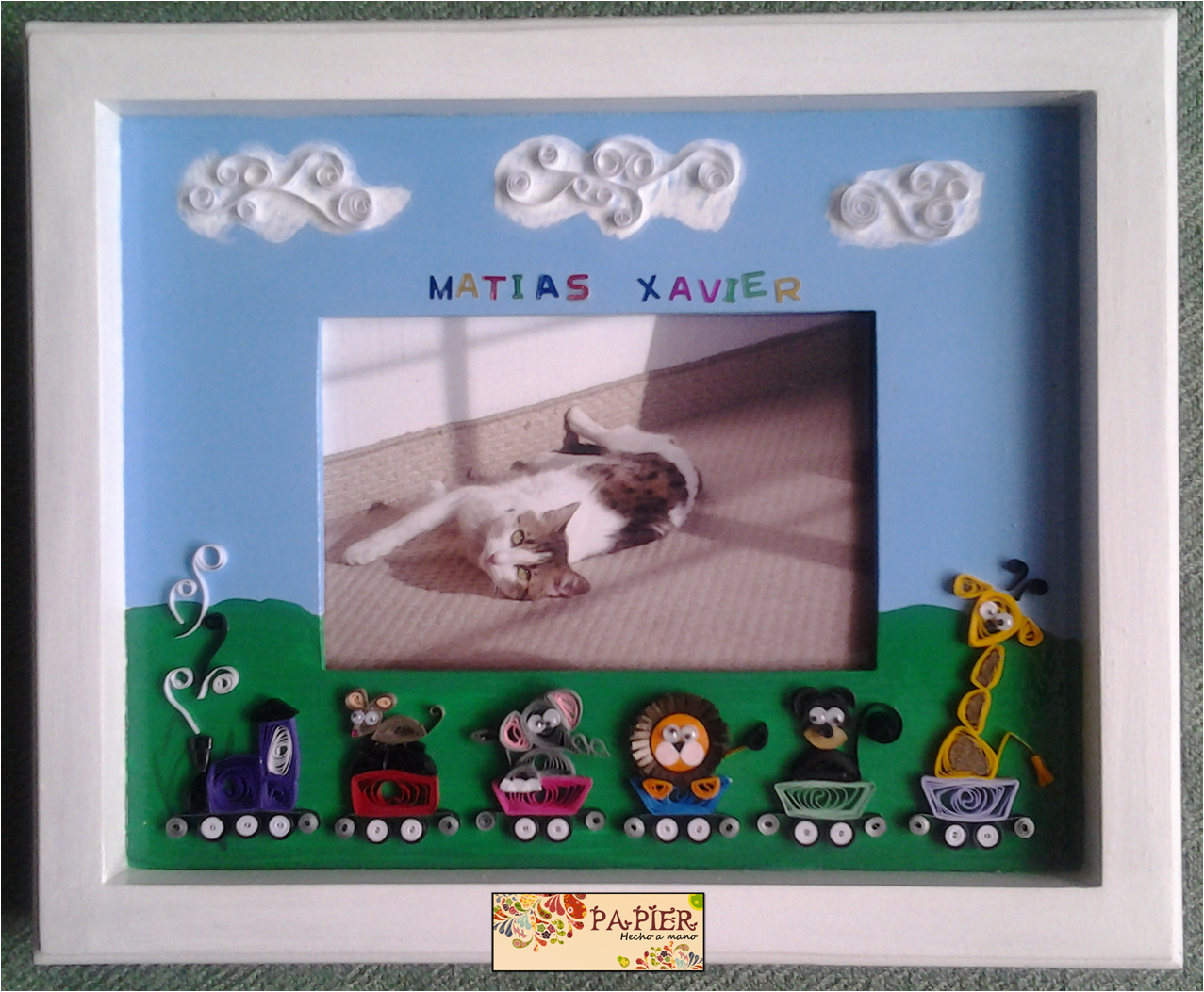 Animal Train Picture Frame – Quilling.com